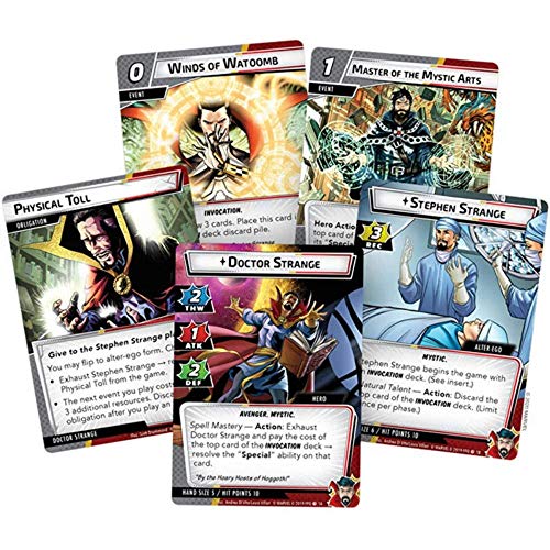 Fantasy Flight Games Marvel Champions The Card Game Dr. Strange HERO PACK - Superhero Strategy Game, Cooperative Game for Kids and Adults, Ages 14+, 1-4 Players, 45-90 Minute Playtime, Made by