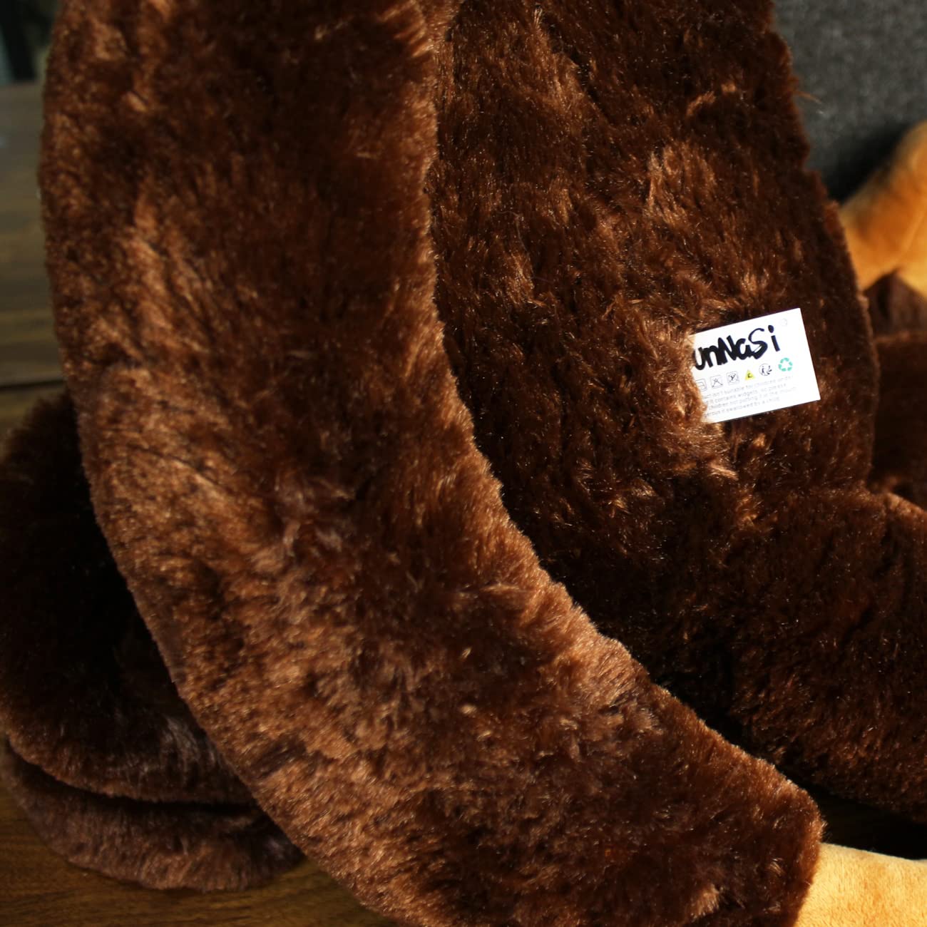 YunNasi Large Stuffed Monkey Giant Monkey Stuffed Animal Big Stuffed Gorilla Plush Toy Gifts for Kids and Girlfriends (43.3 Inches)