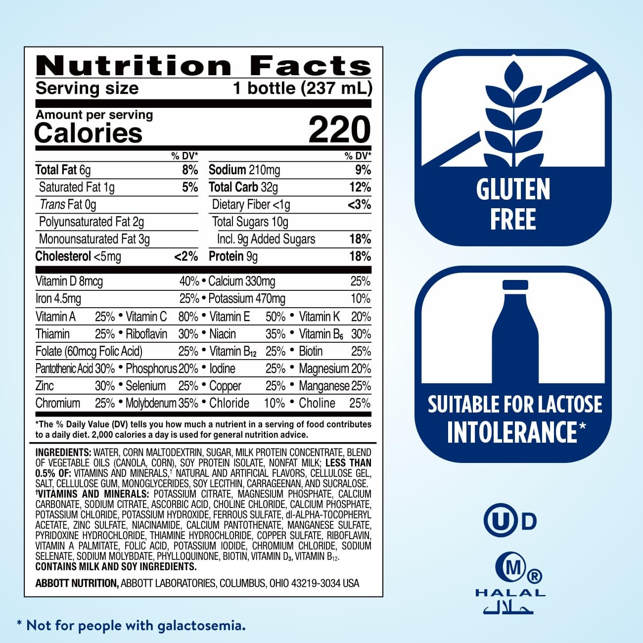 Ensure Original Vanilla Nutrition Shake | Meal Replacement Shake | 16 Pack