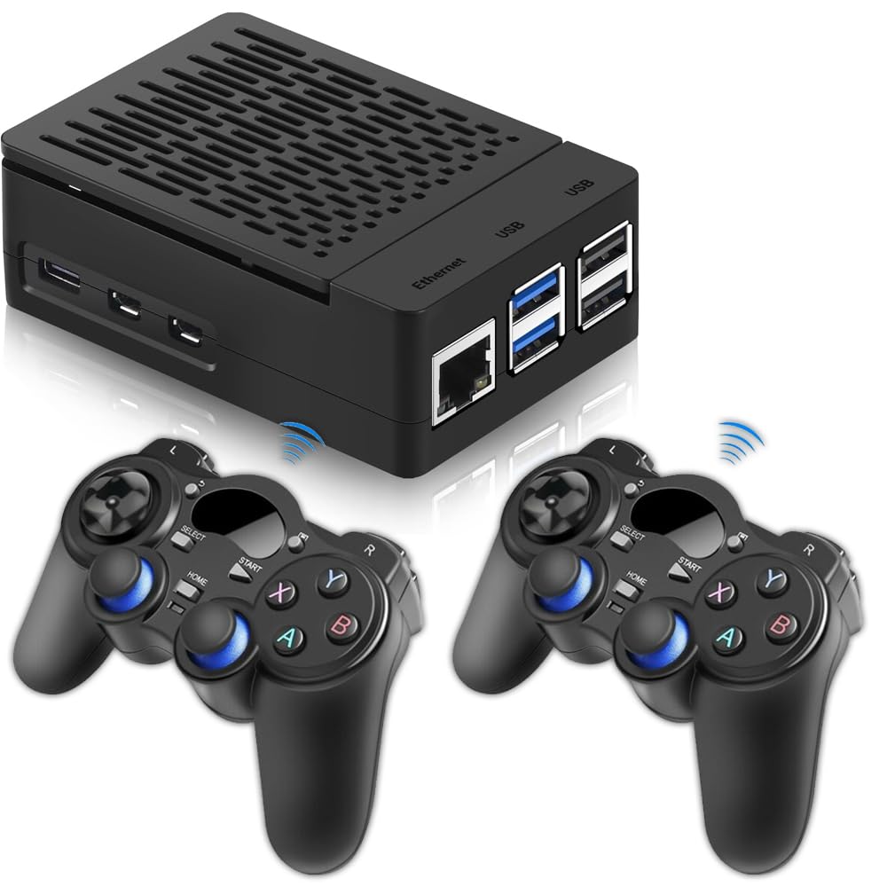 YZTAC Retropie Raspberry Pi 4 128GB Retro Gaming System Complete Build 50+ Consoles 140,000 Classics