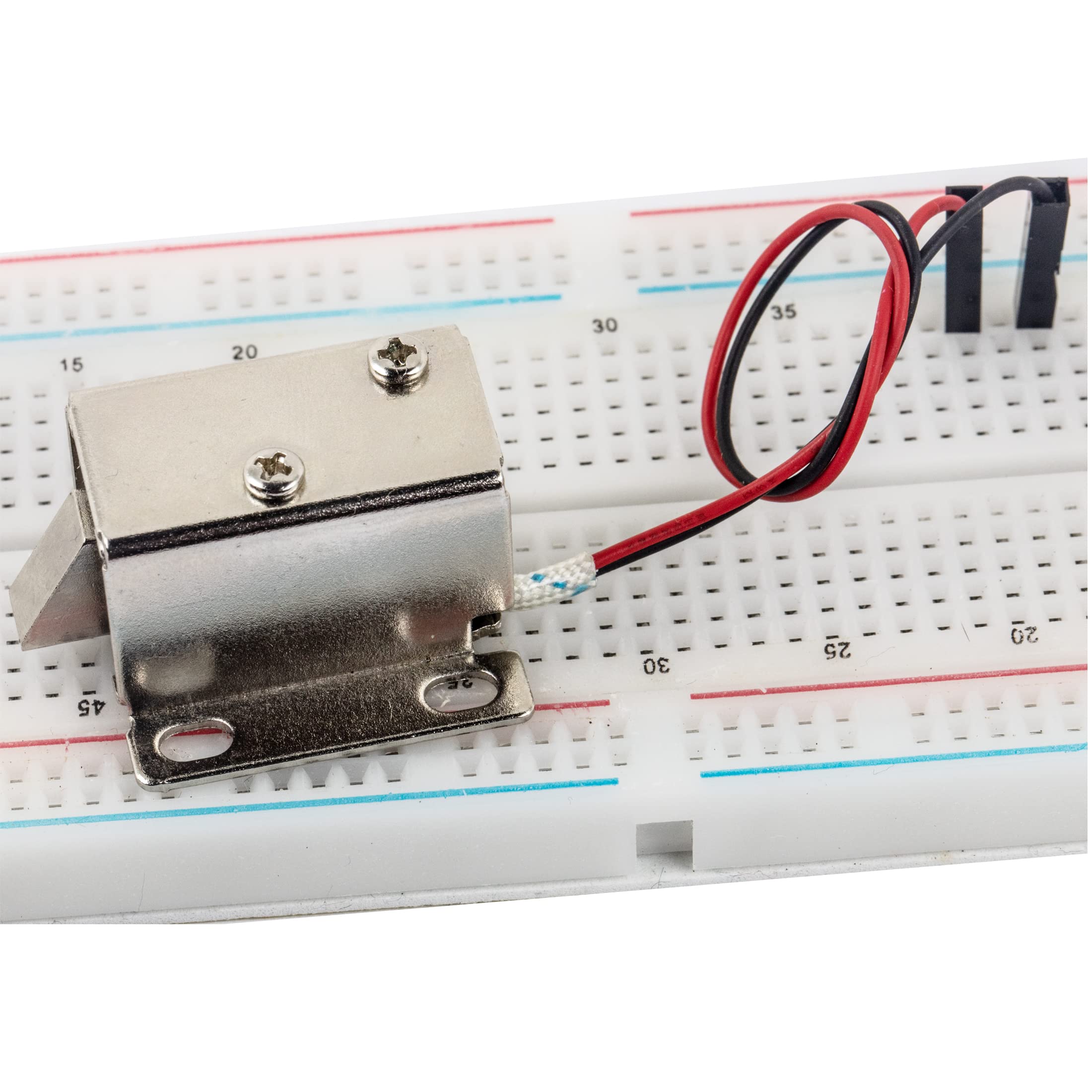 risingsaplings 2pcs DC 12V Current 0.4A Current Mini Electromagnetic Electric Drawer Lock Solenoid Control Lock for Door Access Cabinet Lock Farm School Hotel Design Slim Tongue 27X29X18(mm)
