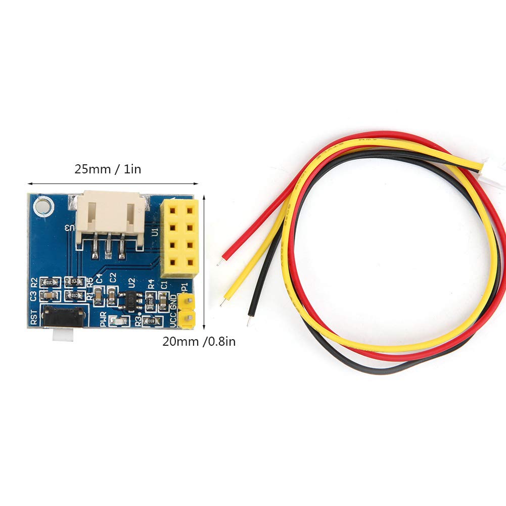 HASAKI 2Pcs ESP8266 ESP-01 ESP-01S WS2812 RGB LED Lamp Module(Lamp Module)