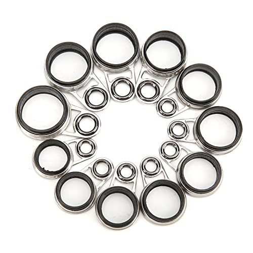 Fishing Guides Line Rings for Rock Casting, Ceramics Abrasion-proof Fishing Tools Rust-resistance Anti-rust for Fishing