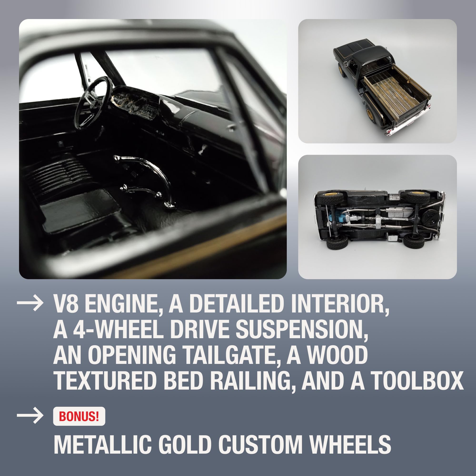 MPC 1977 Dodge Warlock Pickup 2T 1:25 Scale Model Kit