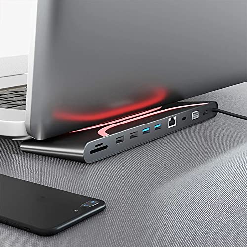 KXDFDC USB Type C HUB to RJ45 Card Reader USB 3.0 PD Adapter USB C HUB for Computer Tablet PC Dock Splitter