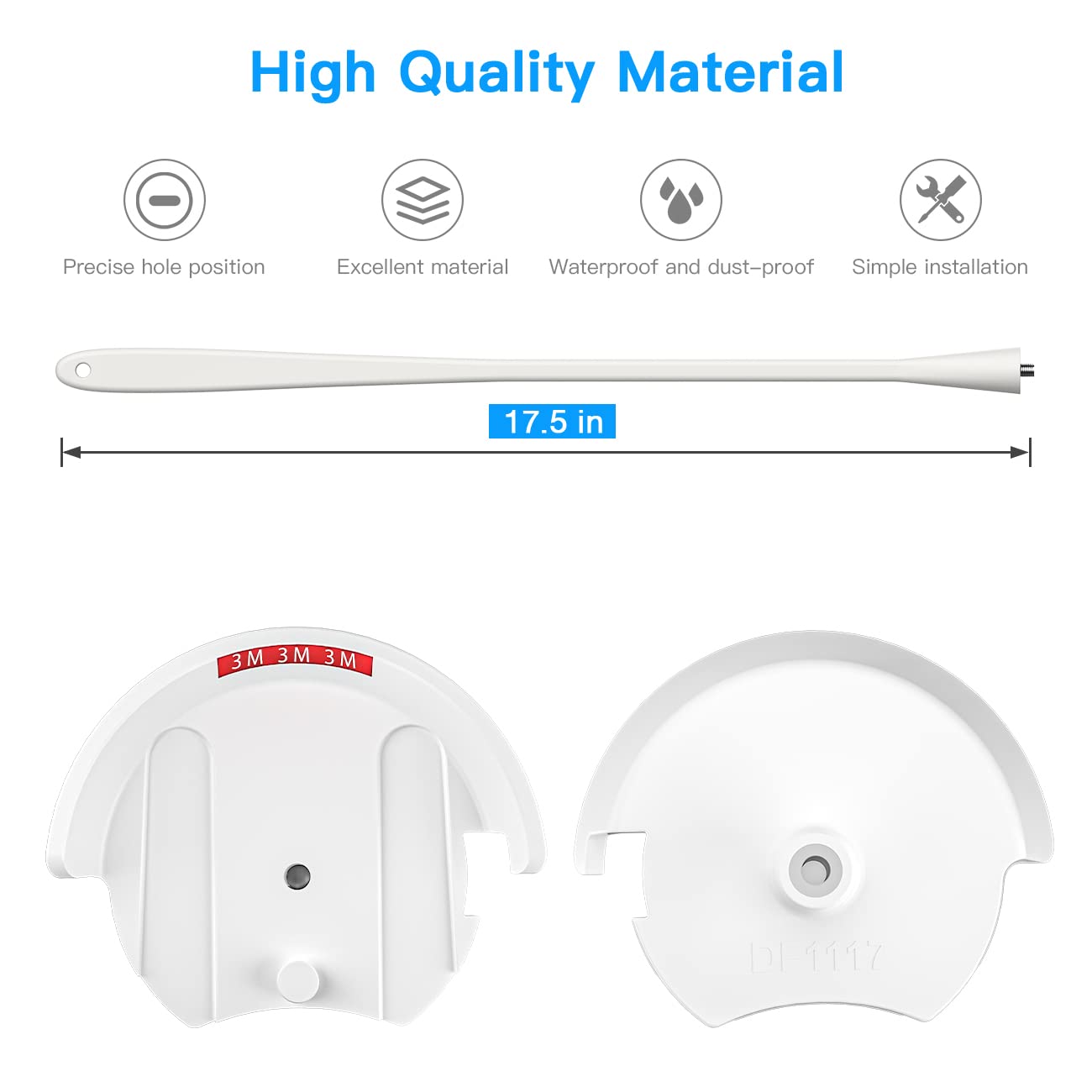 oioaahkeo Baby Monitor Mount for Babysense Video Baby Monitor V43 and HD S2 Camera (White,1Pack)