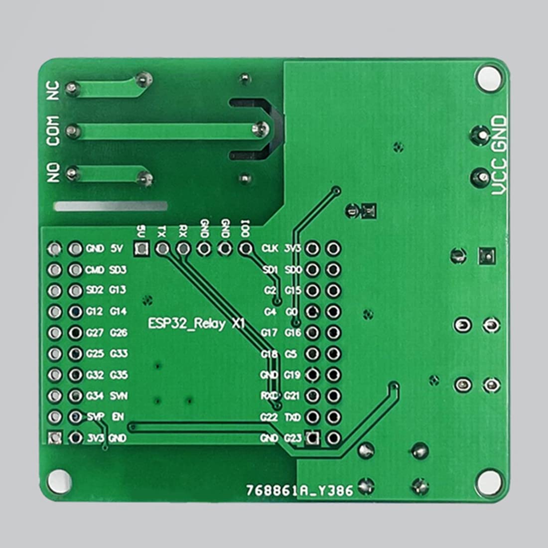 Jteyult One Channel Relay ESP32-WROOM Development Board Single Relay Module DC 7-60V Power Supply Appliance Accessories