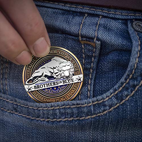 Law Enforcement Brotherhood Challenge Coin · Saint Michael Challenge Coin · Morale Challenge Coin