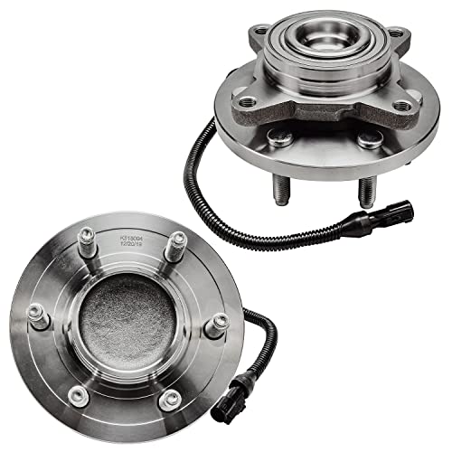 Detroit Axle - 2WD Front Wheel Bearing Hubs for 2007-2010 Ford Expedition Lincoln Navigator 2008 2009, Wheel Hub Bearings Assembly Set Replacement, Pair Hubs - [w/ABS]