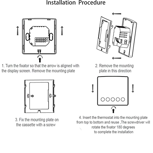 LNYHLXS 3.0 Thermostat Temperature Controller Water/Electric Floor Heating Gas Boiler Smart Life(GB)