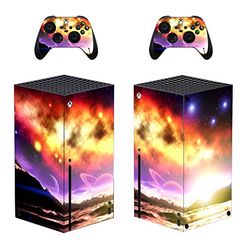 FELIPE SEIJI KUBA Xbox Series X Skin Set Vinyl Decal Skin Stickers Protective for Xbox Series X Console Kinect 2 Controllers - multi color