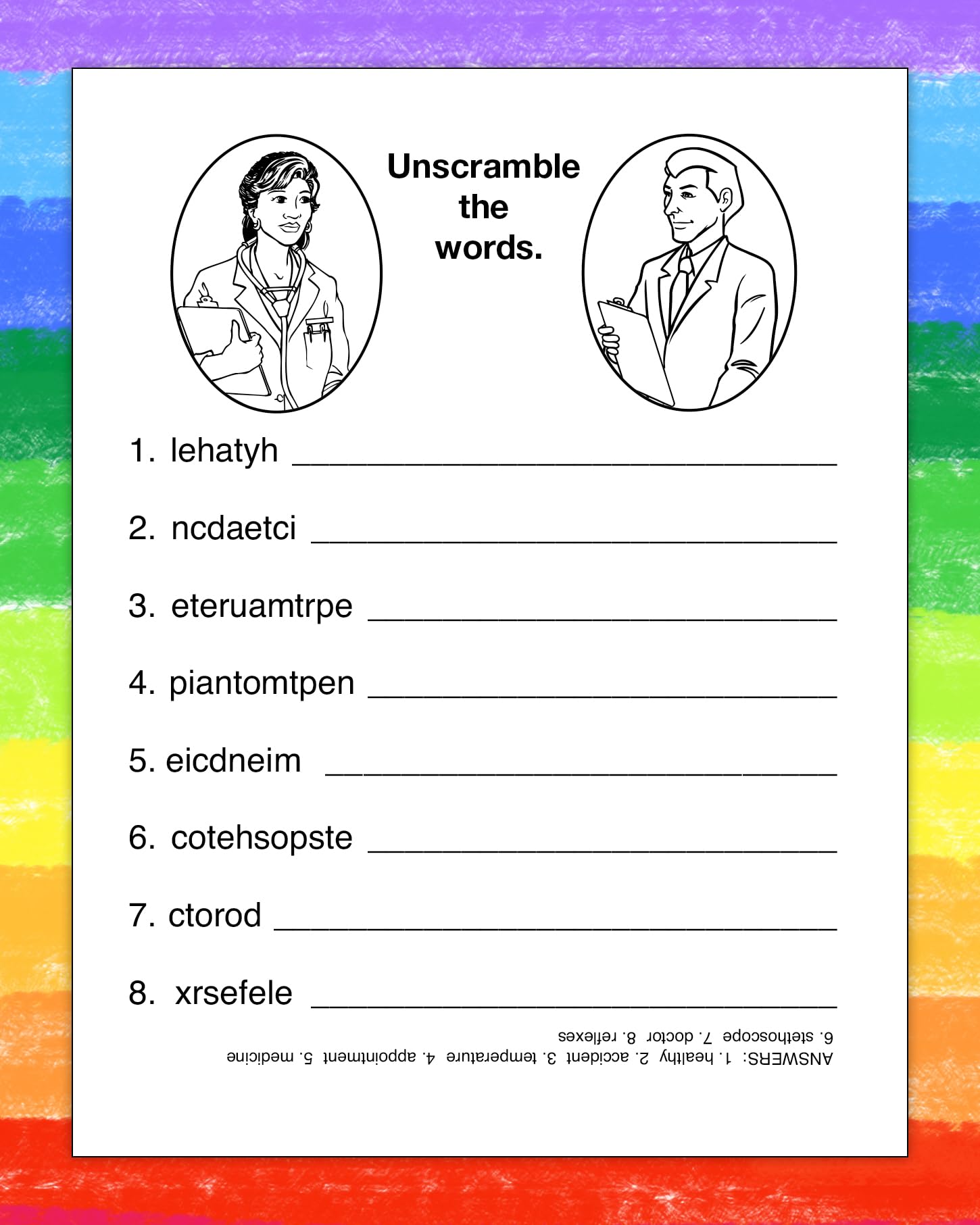 ZOCO - A Trip to The Doctor's Office - Educational Coloring Books (25 Bulk Pack, Without Crayons) - Games, Puzzles, Activities - Pediatrician Gifts for Kids