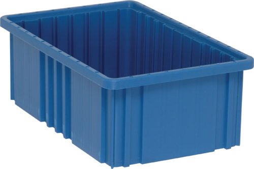 Quantum Storage Systems Dividable Grid DG92060BL Solid Part Organizer Blue Bins 17" L x 11" W x 6" H 8 Pack