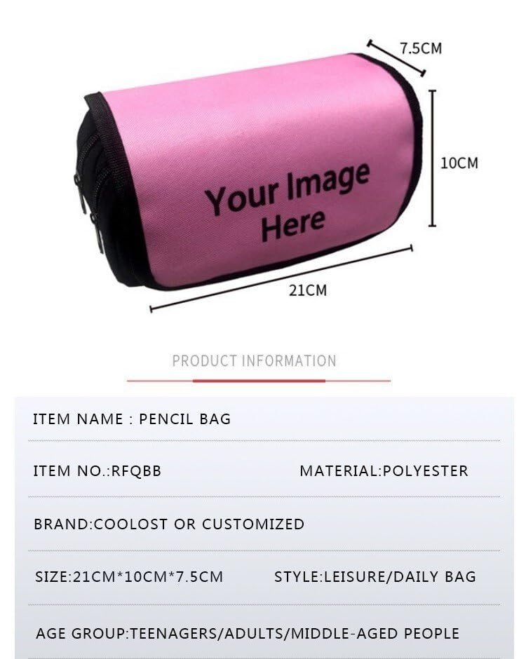 Homruis Number Pencil Case Character Cosplay Card Package Bilayer Zipper Handbag