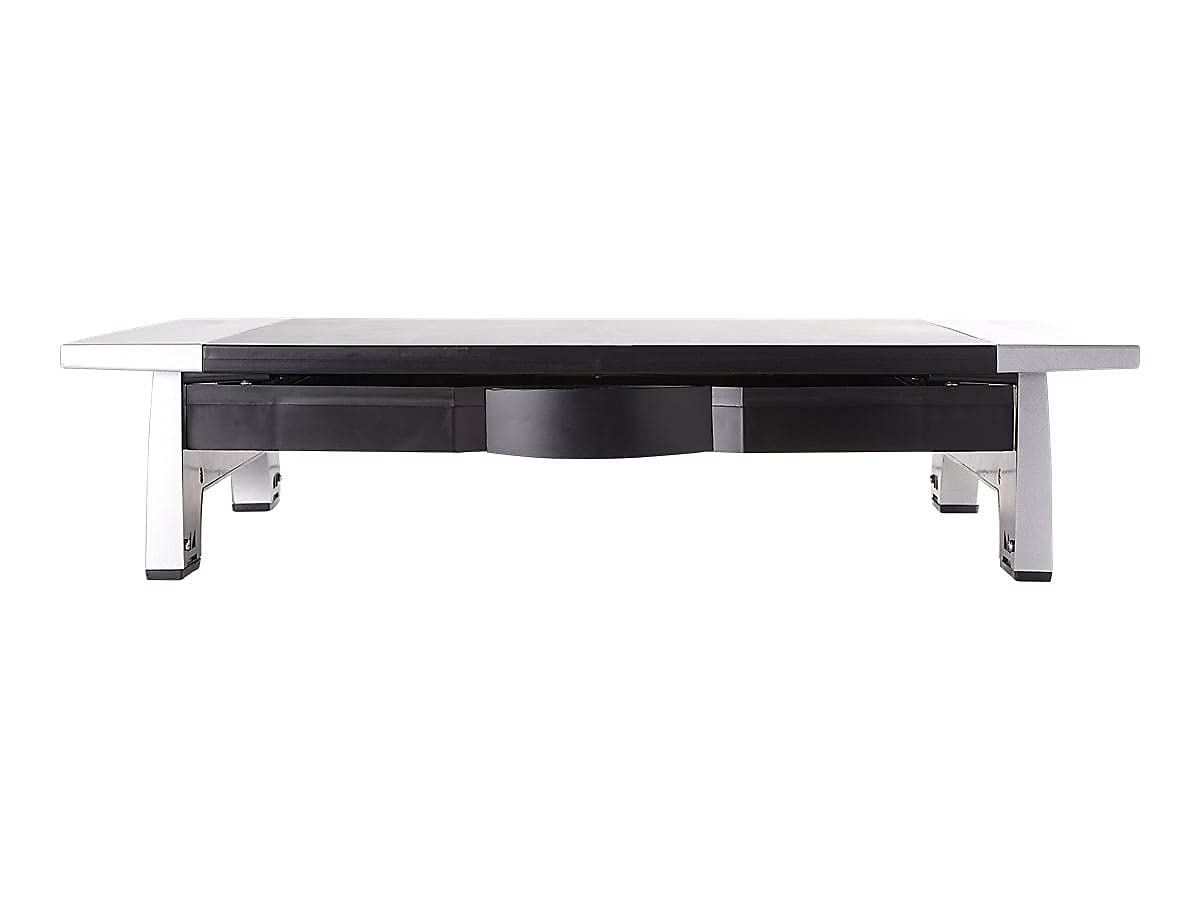 Fellowes 8031101 Monitor Riser,Adjustable,19-7/8-Inch x14-1/16-Inch x4-Inch -6-1/2-Inch ,BK/SR