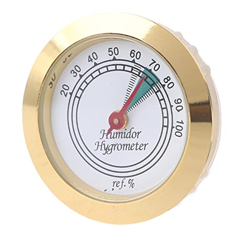 LNYHLXS Mini Household Guitar Case Cigar Hygrometer Cigar Hygrometer High Precision Meter Tobacco Humidor