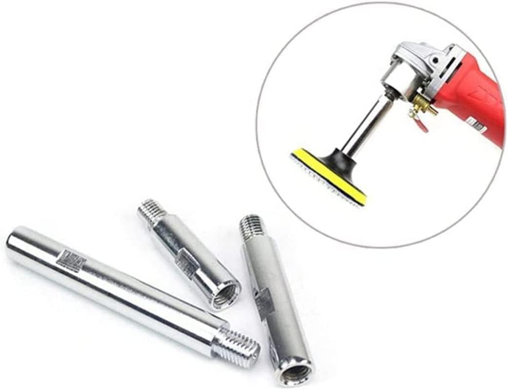 JUNLIXN πππππππ 5/8"-11 Thread Rotary Extension Shaft Set for Rotary Polisher Car Polisher Polishing Pads Backing Plate Electric Polisher 3pcs Angle Grinder Extension Connecting Rod