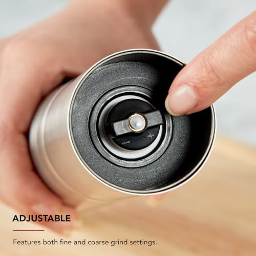 KitchenAid Stainless Steel Filled Pepper Grinder, 8 Inch