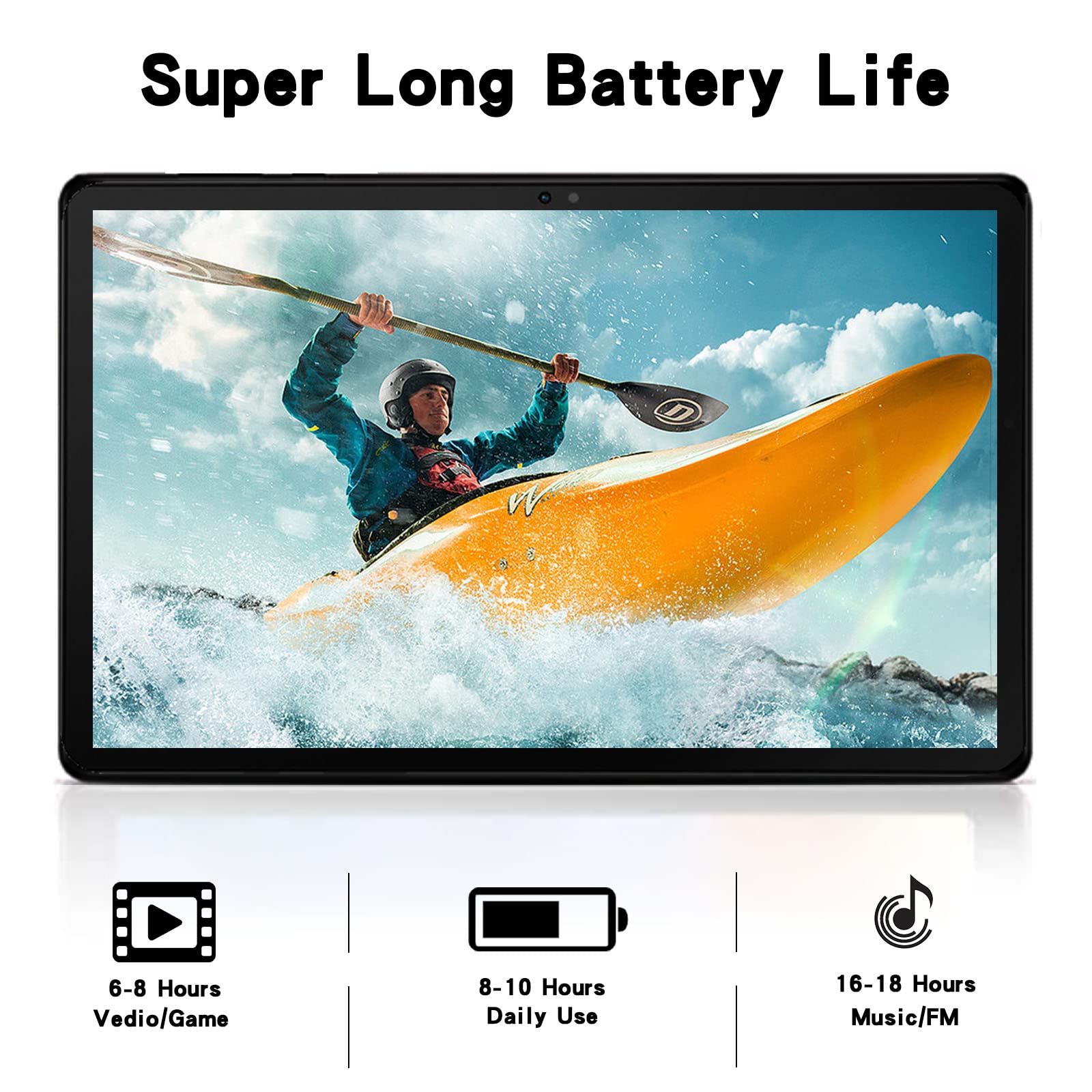 DUODUOGO S8+ Tablet Computer, 128GB, Black