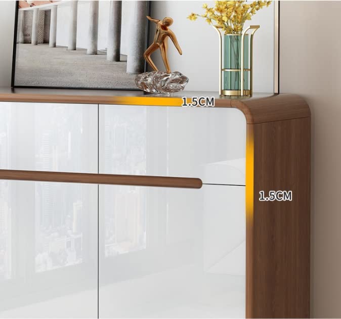 LDCHNH Multilayer Display Shoerack Wood Assembly Narrow Bedroom Shoe Rack Entryway Stackable