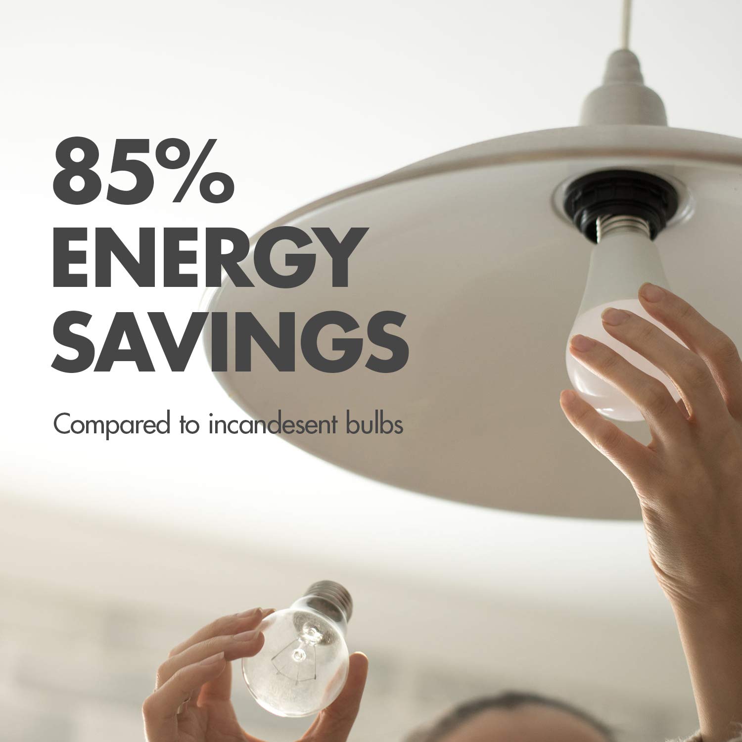 Tenergy LED Light Bulb, 9 Watts (60W Equivalent) A19 E26 Medium Standard Base, 5000K Daylight White Energy Saving Light Bulbs for Office/Home, 32 Pack
