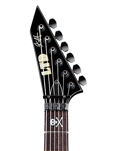 ESP LTD KH-602 Signature Series Kirk Hammett Electric Guitar with Case, Black