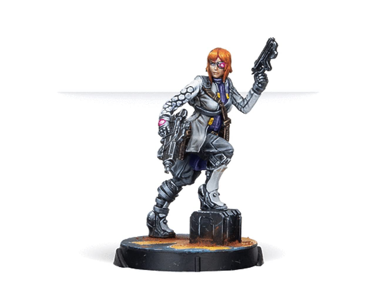 Infinity Miniatures - CodeOne: Dire Foes Mission Pack Delta: Obsidian Head - Unpainted Miniature by Corvus Belli β Compatible with Infinity and Other Tabletop RPG TTRPG
