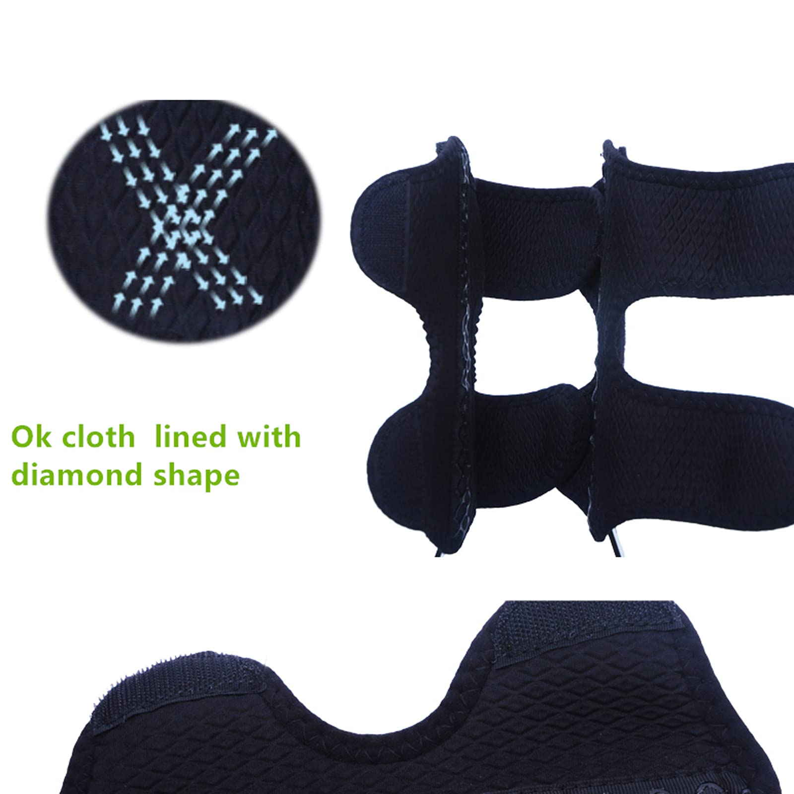 DXDUI Foot Orthosis Boots Fracture Ankle Foot Stabilizer Brace Fixed Leg Fracture Lower Limb Paralysis for Knee Ankle Foot Injuries and Ankle Sprain,S
