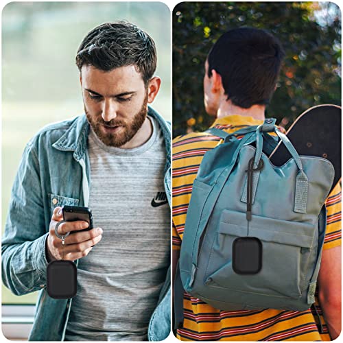 NIUTRENDZ AirPods Pro 2 Case Cover 2022 Slim Silicone Shock-Absorbing Protective Case with Lanyard [Front LED Visible] (Black)