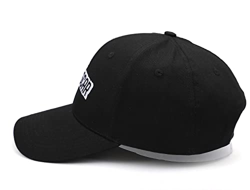 Fit Nascar Baseball Cap Hat,Adjustable Travel Cap Racing Motor Fans Hat for Men and Women (Black)