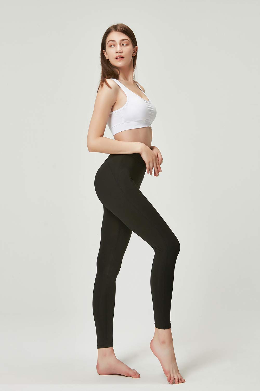 DEVOPS Women's 2 Pack Thermal Long Johns Underwear Leggings Pants (Medium, Black/Black)