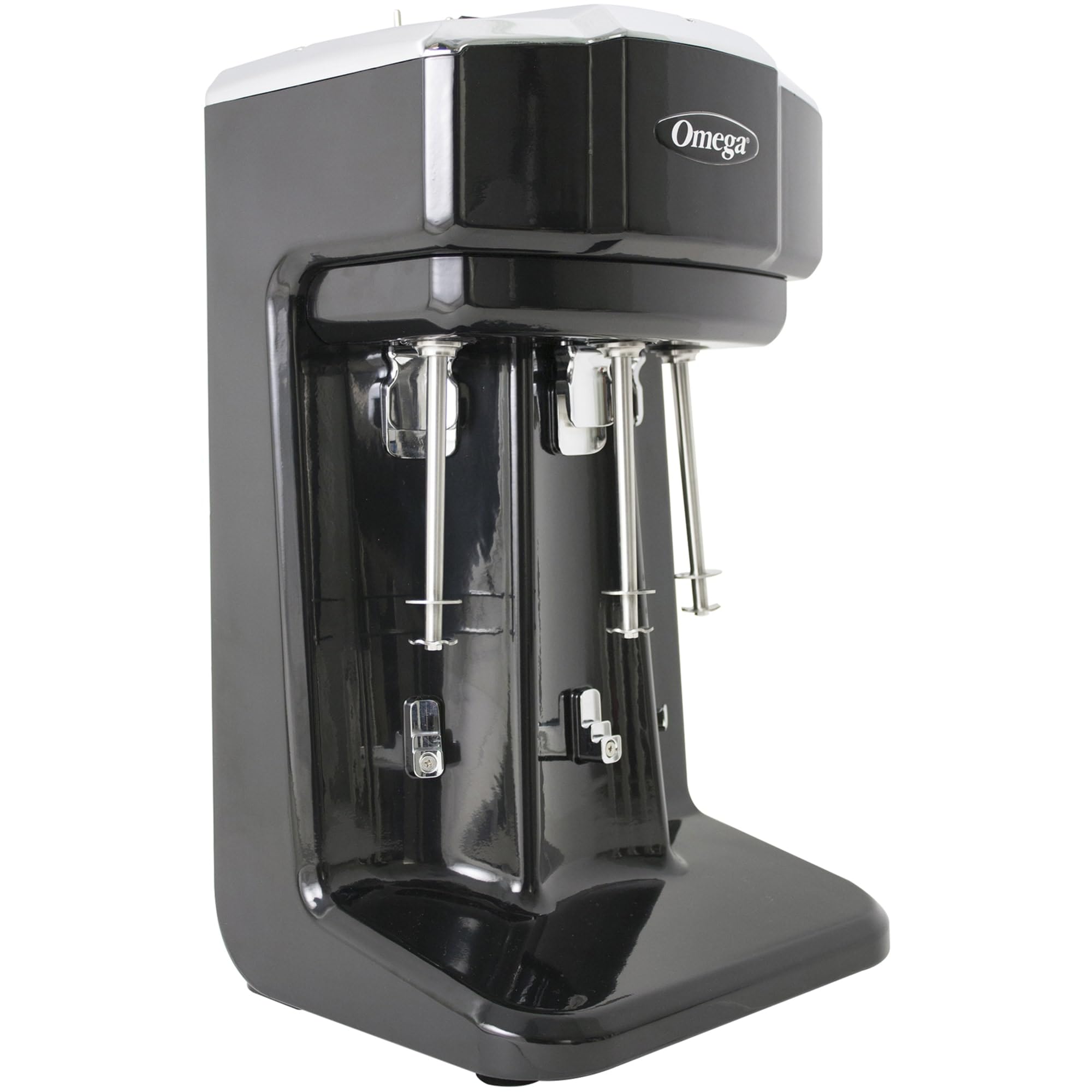 Omega Juicers M3000 Commercial Milkshake Maker Triple Spindle, 1/3 Horsepower, Black