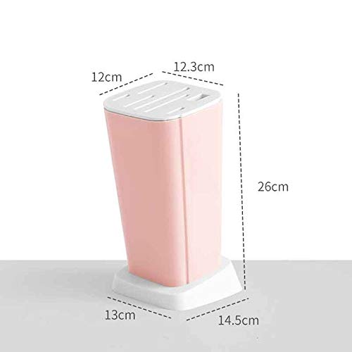 KLHDGFD Tool Holder Kitchen Knife Holder Kitchen Multifunction Plastic Knife Storage Rack Block Holder Stand Mount Stands for Knives (Color : Black-JoJo's Bizarre Adventure1)