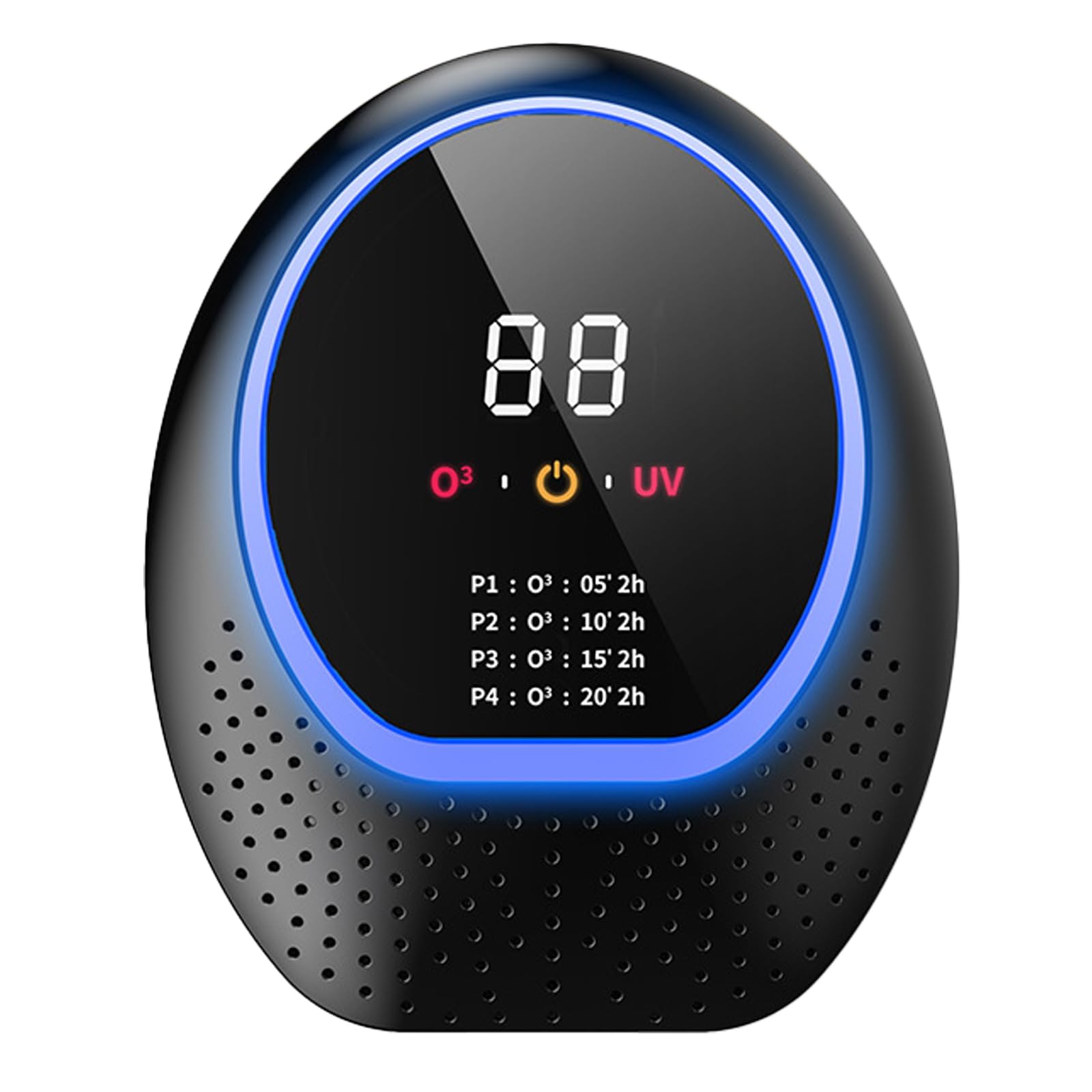 KLVEU Air Purifier for Home,Odor Eliminator Machine for Bedroom,Kitchen,Bathroom and Pets, Odors Removal for New House and Second-Hand Smoke (white), small