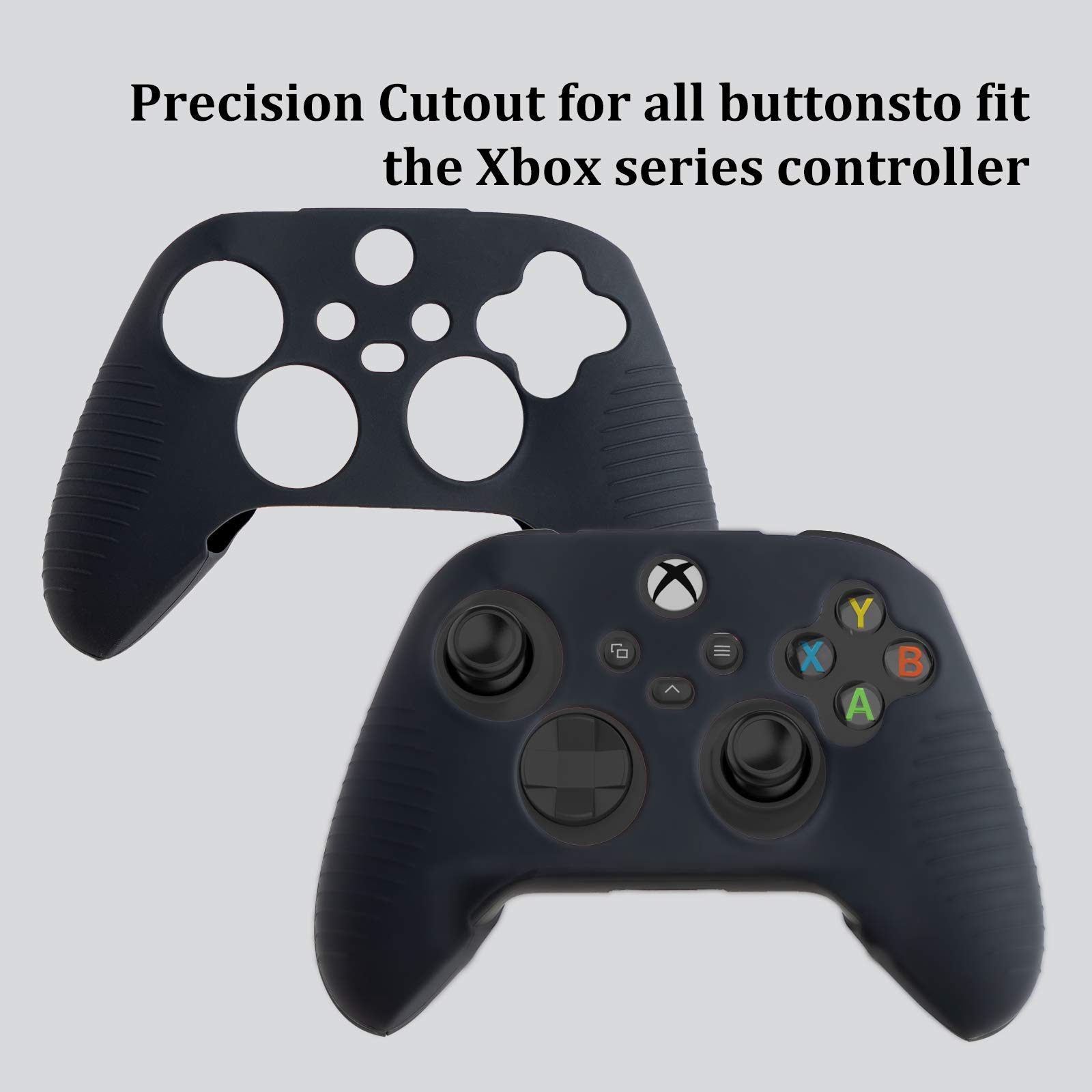 DOYO Silicone Case for Xbox Series X & S Controller Video Games Rubber Cover Skin case Anti-Slip Water Protector Case for Xbox Series X & S Wireless/Wired Gamepad Controller