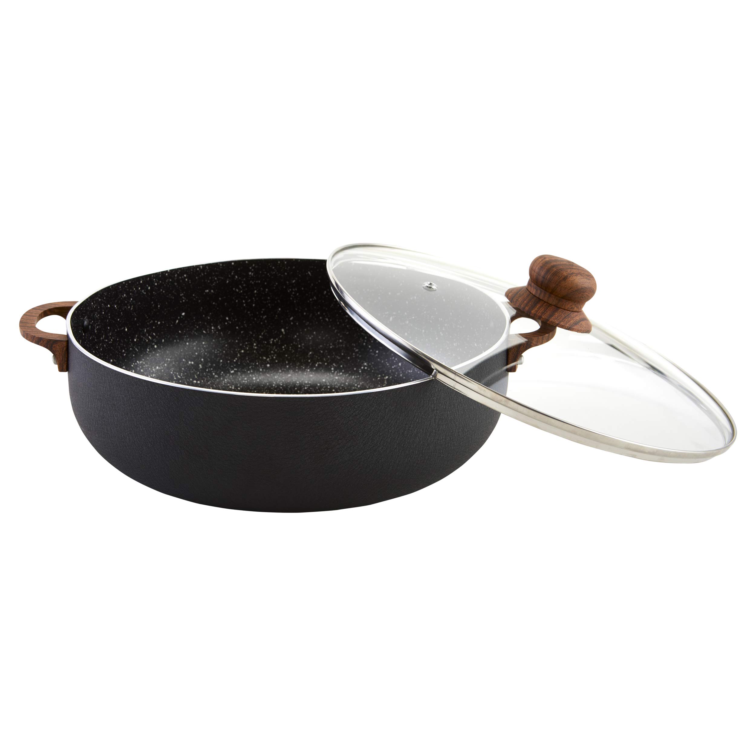 Imusa Stone Caldero, 6.9 Quart, Black