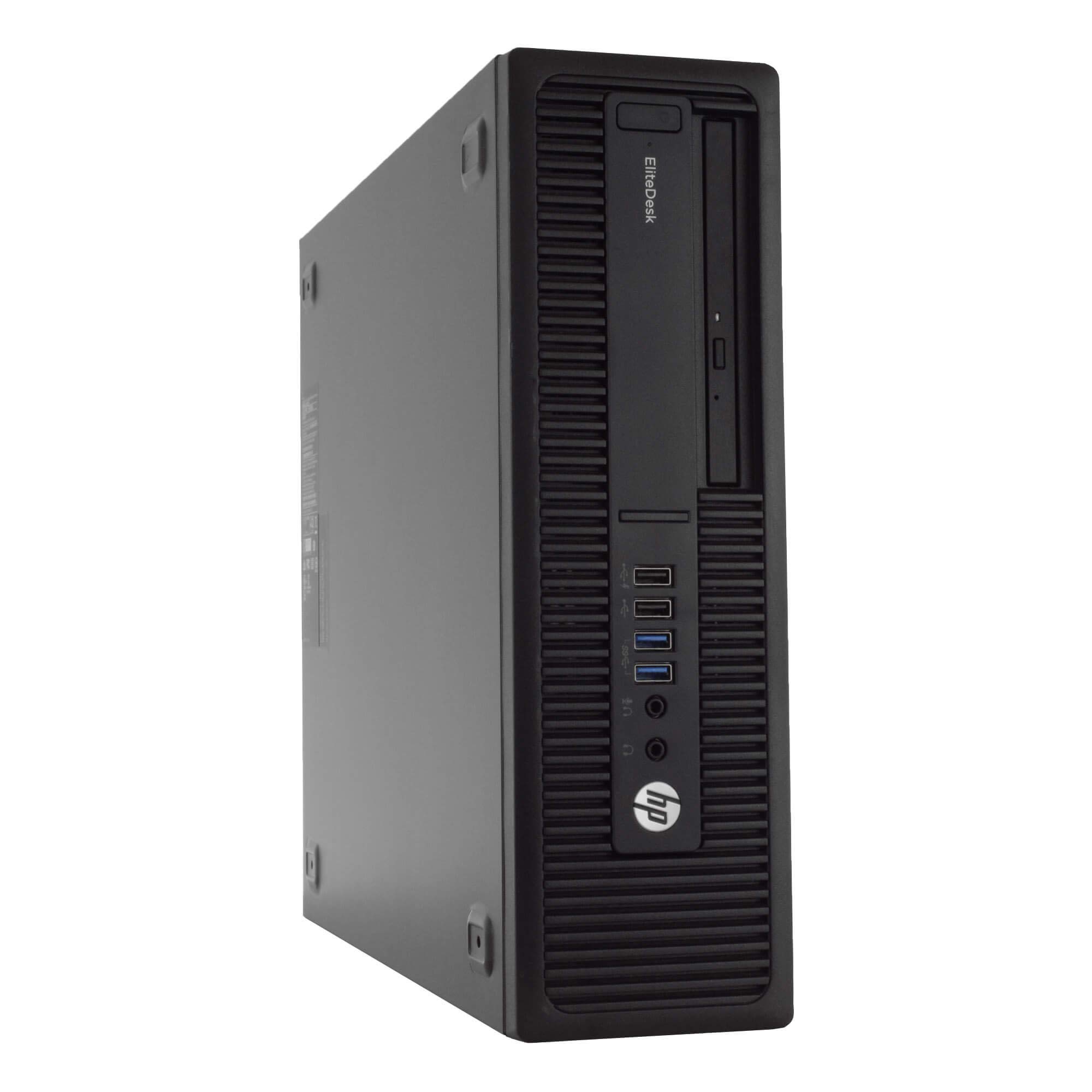 HP Business Desktop EliteDesk 800 G2 Desktop Computer - Intel Core i7 (6th Gen) i7-6700 3.40 GHz - 8 GB DDR4 RAM - 500GB HDD - DVDRW - Windows 10 Pro (Renewed)