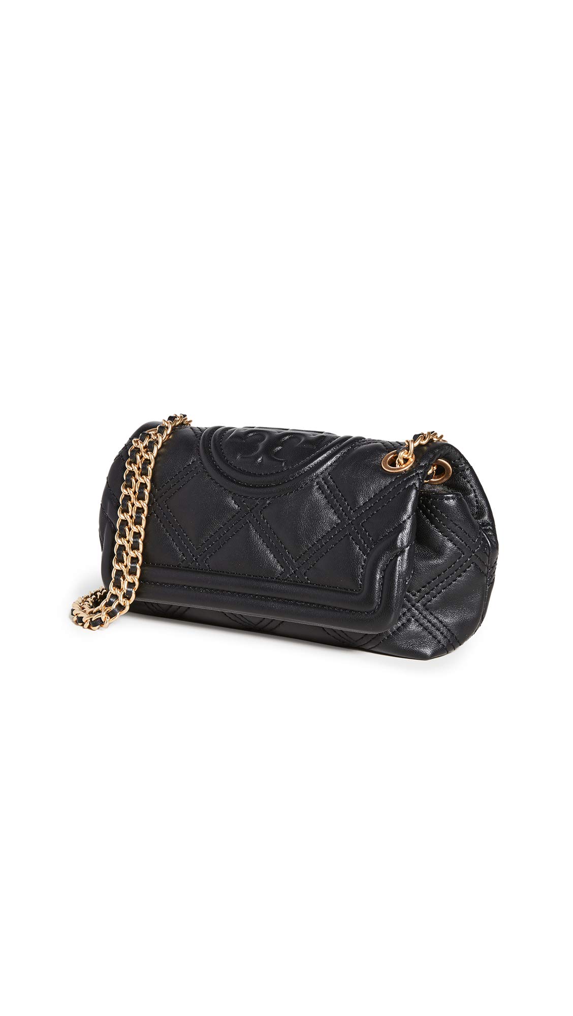 Tory Burch Women's Fleming Soft Mini Bag, Black, One Size