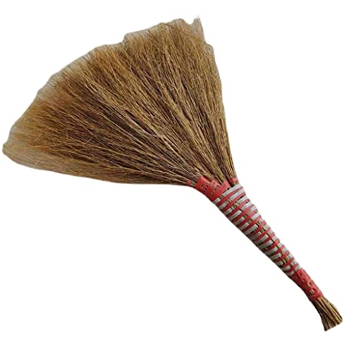 LYSLDH Iron Broom Broom Handmade Old-Fashioned Broom Household Courtyard Factory Rural Rough Melic Herb Extra Woven Thickened