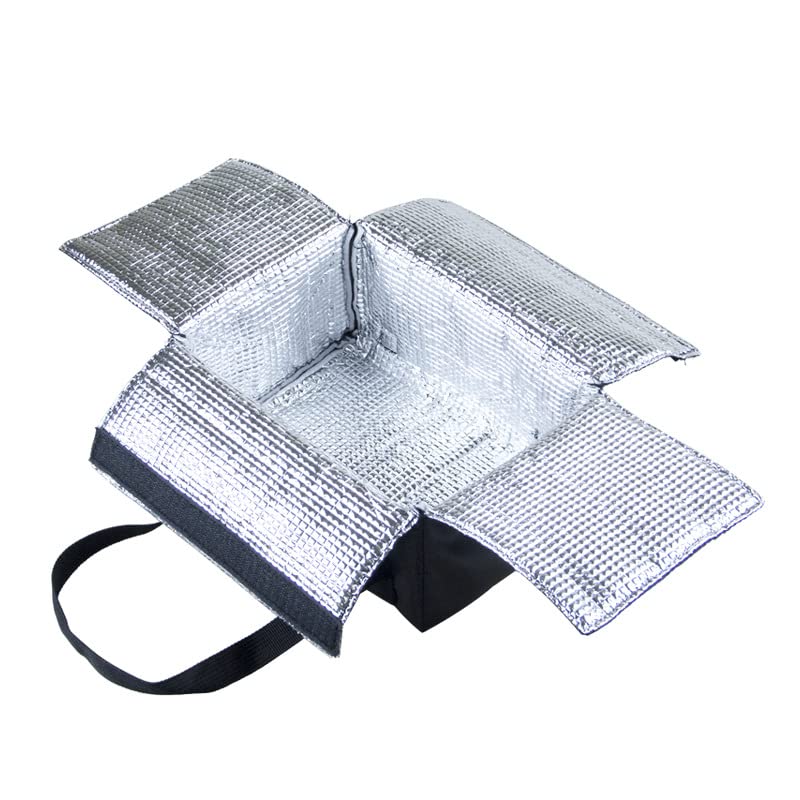 Lmbabter Diaper Bag Tote with Changing Station Upgrade Multi-Function Baby Bag (Black)&Reusable Cooler Tote Bag with an Ice Pack Removable Organizer Insert for Mommy Bag Keep Warm