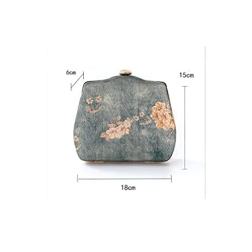 GPPZM Women's vintage handbag Chinese handmade handbag dinner bag