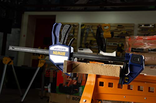 IRWIN QUICK-GRIP Bar Clamp, One-Handed, Heavy-Duty, 18-Inch (1964713)