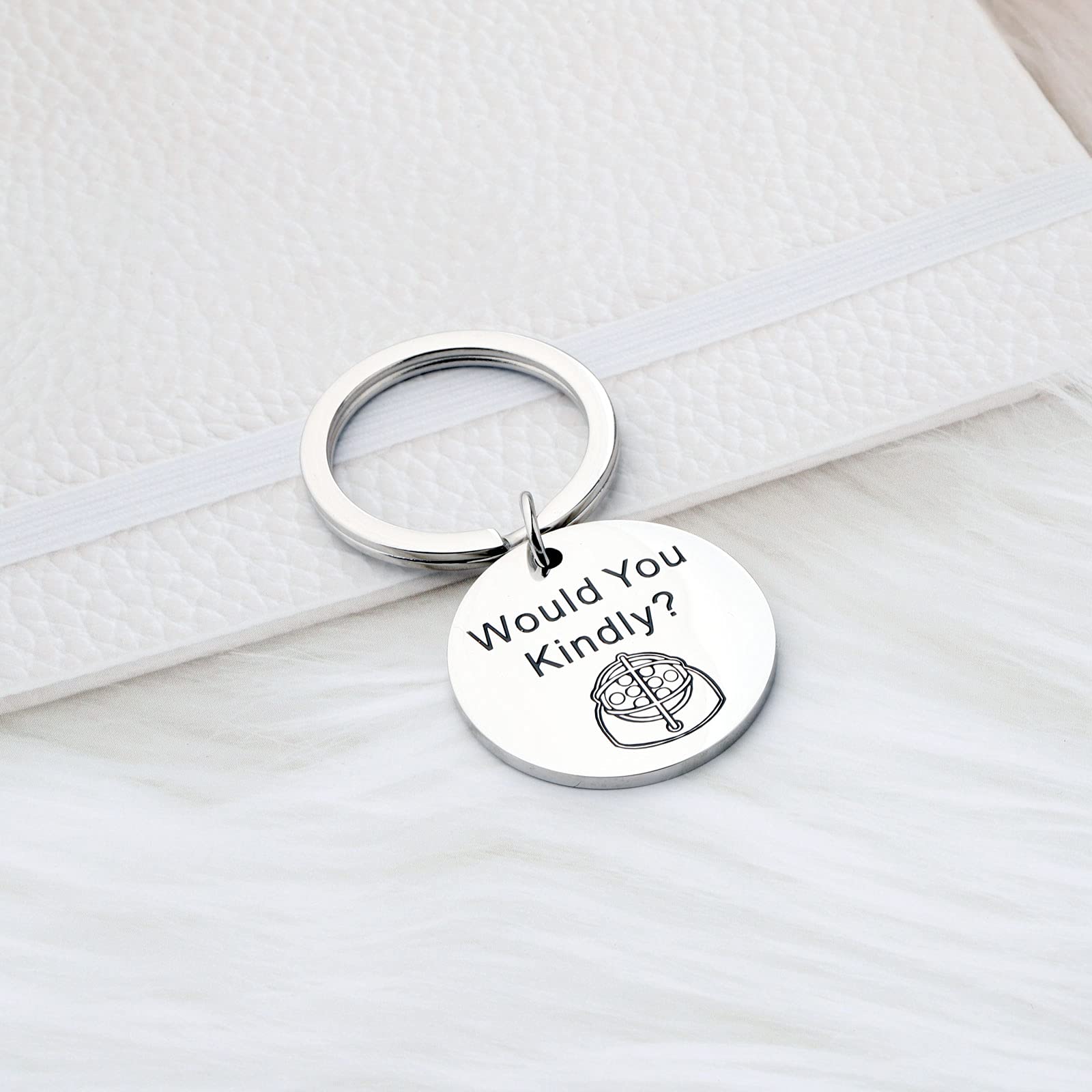 FAADBUK Video Game Inspired Big Daddy Gift Game Keychain Would You Kindly video Game Gift (Would You Kindly)