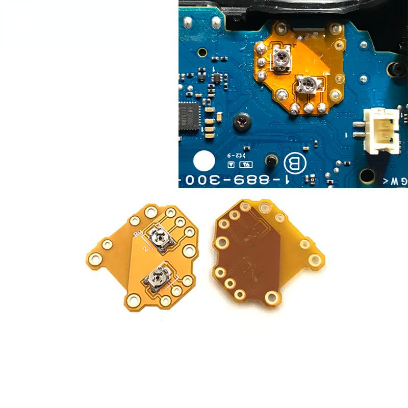 Grafken 2pcs Analog Stick Drift Fix Mod Reset Drift Thumb Stick Resistance Calibration Plate for PS5 PS4 , for Xbox One S Series S X Analog Stick Drift Fix Mod Reset