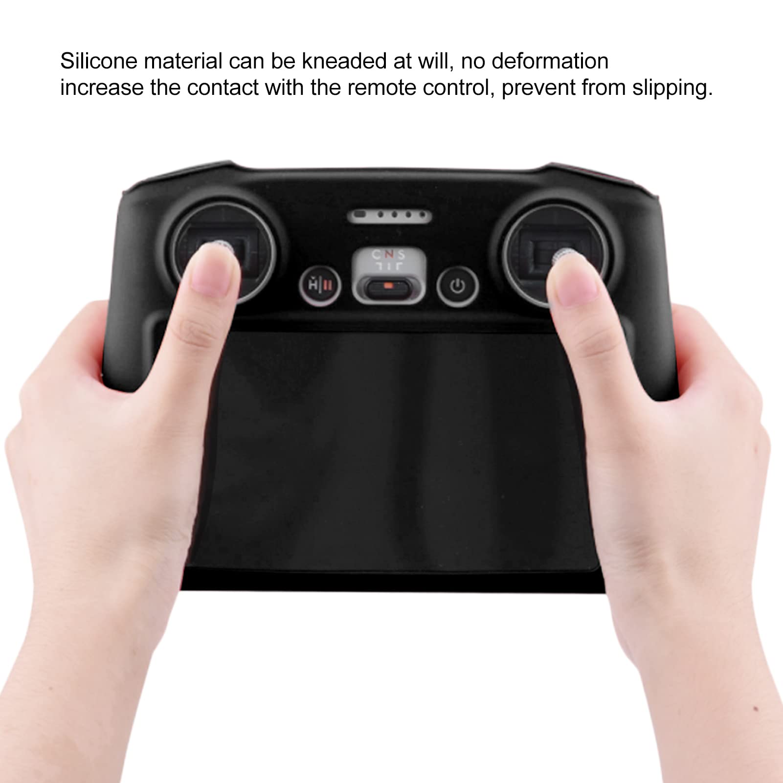 Drone Controller Cover, Durable Soft Protective Cover for Remote Controller Prevent Remote Controller Slip Black