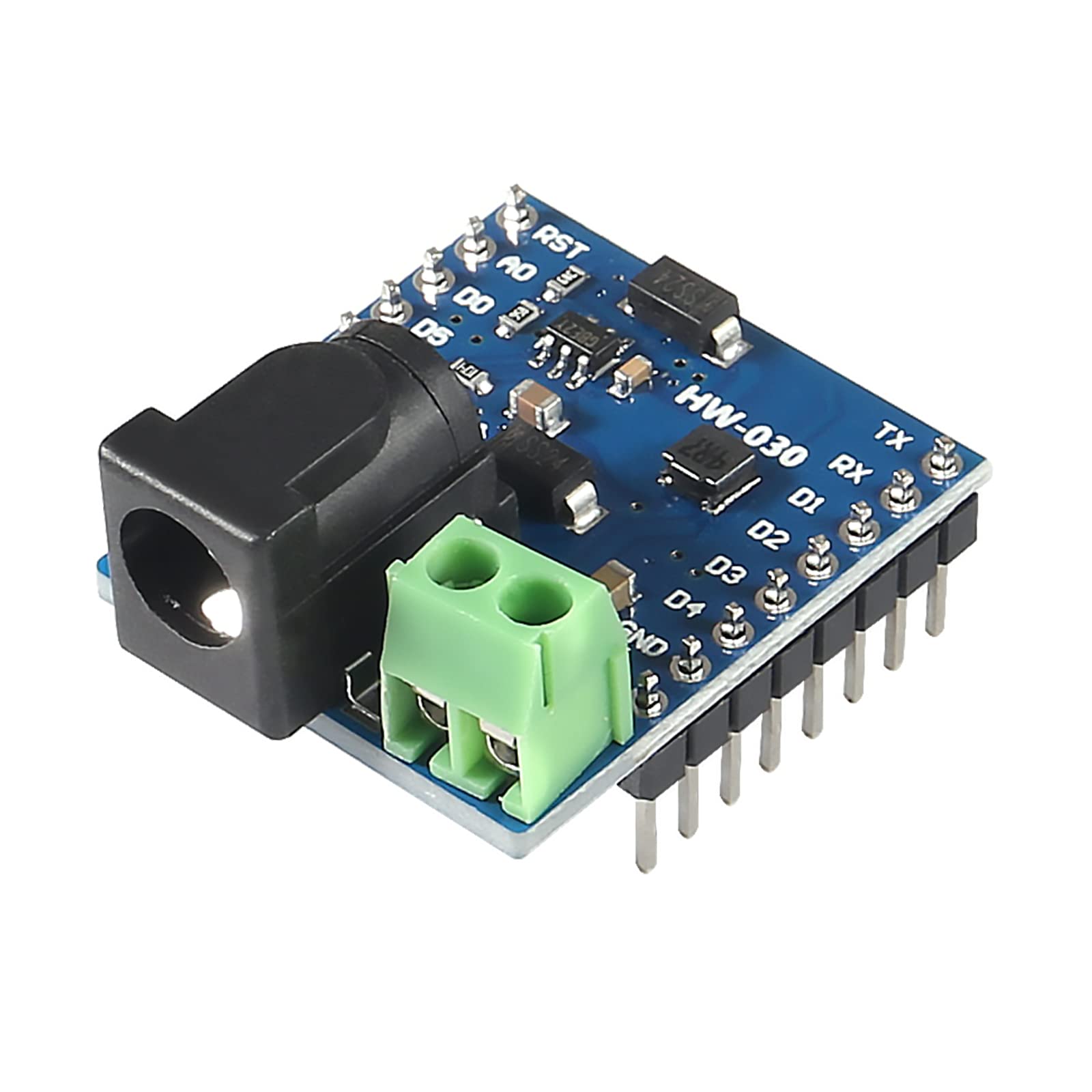 DWEII 5pcs DC Power Shield V1.1.0 for wemos D1 Mini Development Board DC Power Supply Screen Module