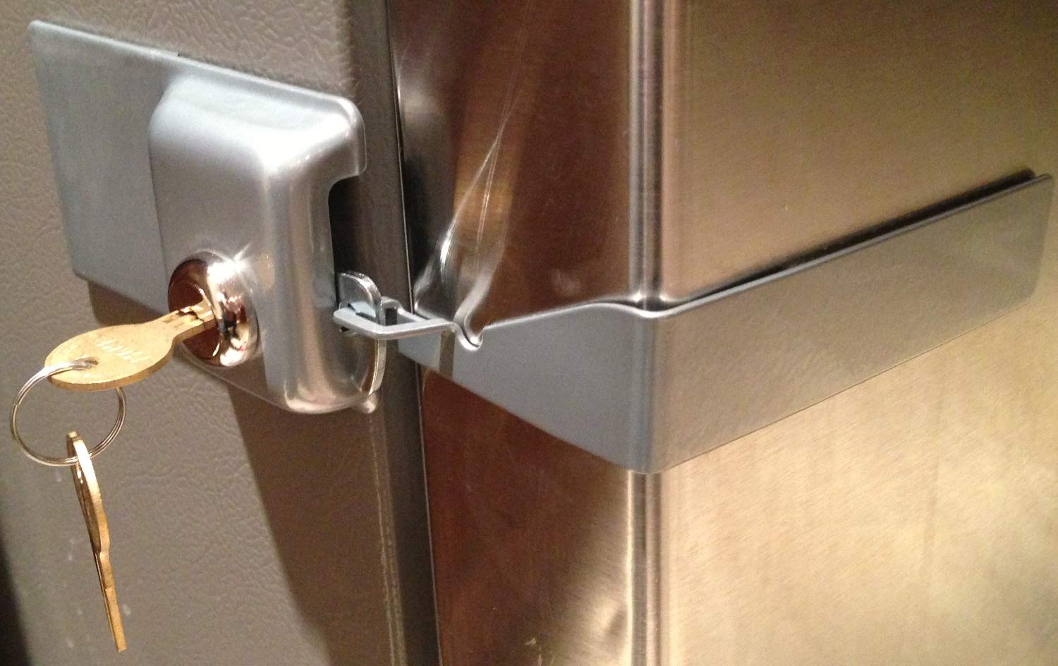 Fridge Lock Refrigerator Door Lock (Grey)