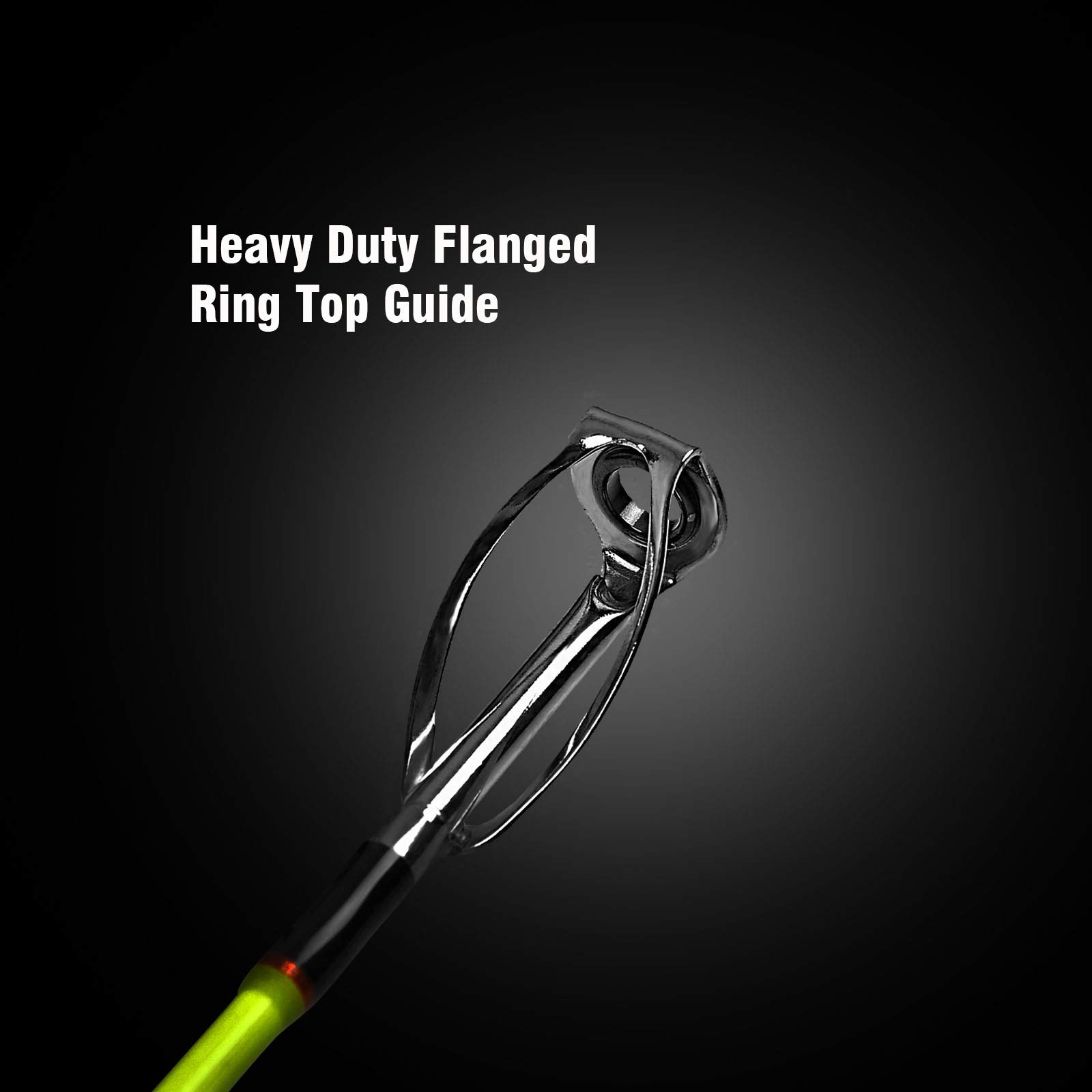 Fiblink Saltwater Offshore Extra Heavy 2-Piece Conventional Boat Fishing Rod(50-80lb, 6-Feet)