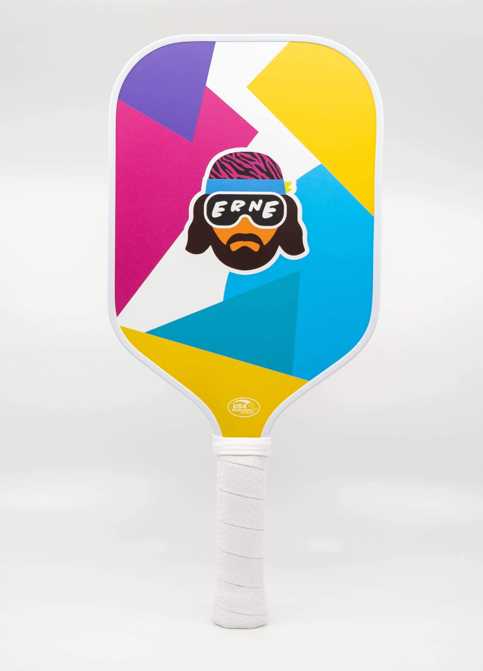 Erne Pickleball Paddle, USAPA Approved Pickle Ball Racket, Fiberglass Blend Honeycomb Polypropylene Core, Extra Reach & Power