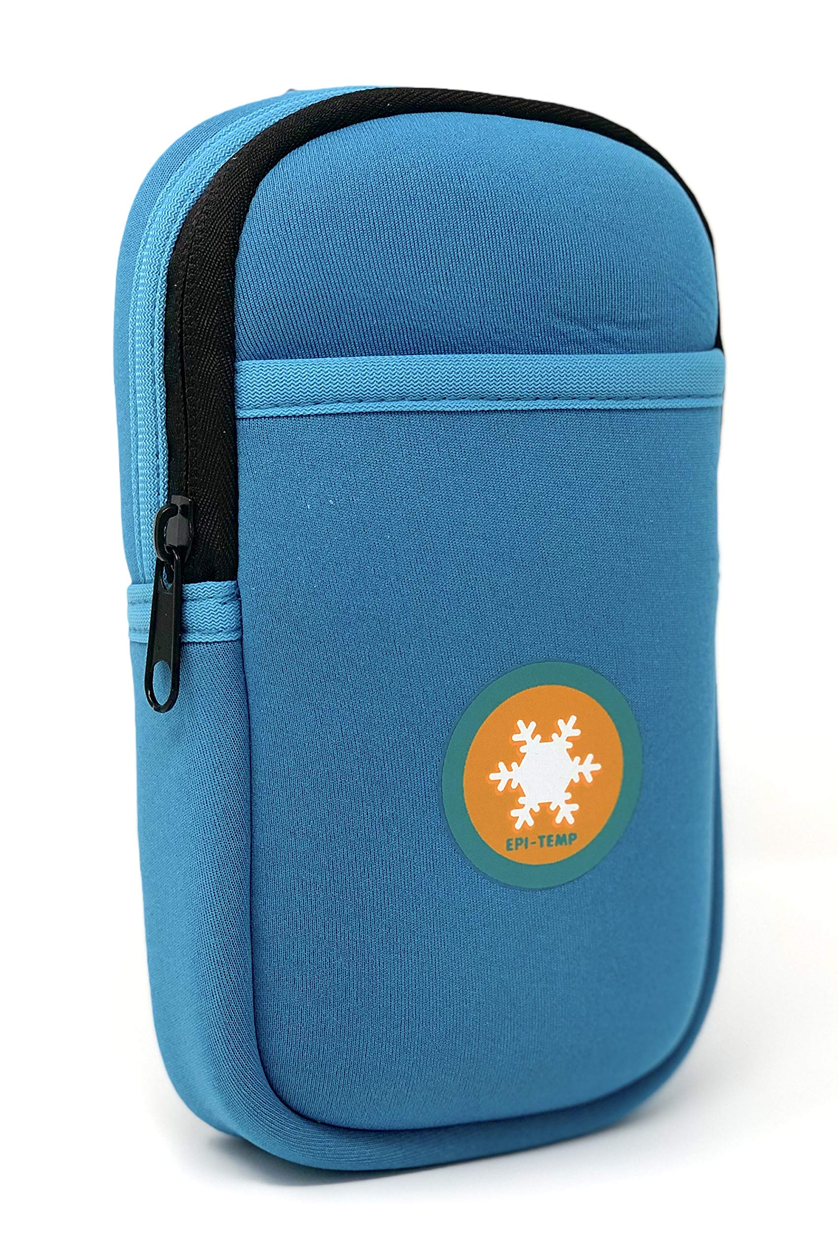 EPI-TEMP Epipen Insulated Case for Kids, Adults β Smart Carrying Pouch, Storage Bag, Powered by PureTemp Phase Change Material to Keep Epinephrine in Safe Temperature Range (Teal)